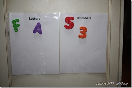 Along the Way: Letter or Number ~ Sorting Activity